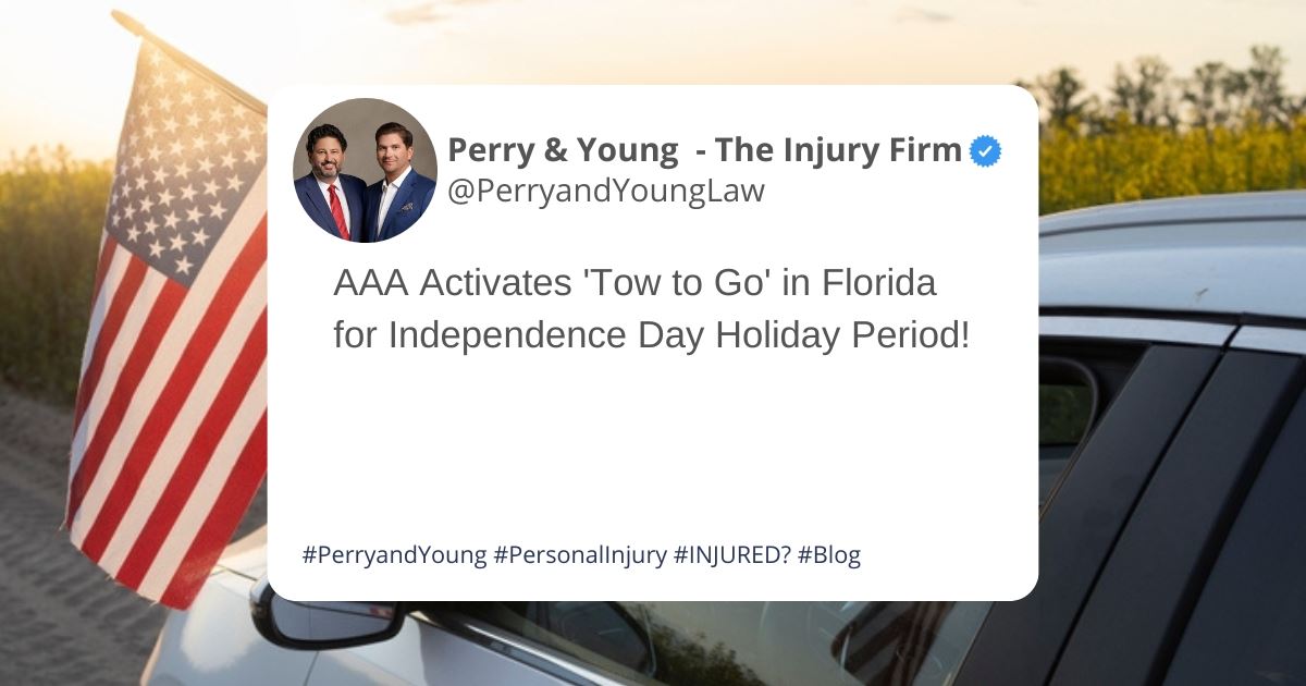 AAA Activates 'Tow to Go' in Florida for Independence Day Holiday Period